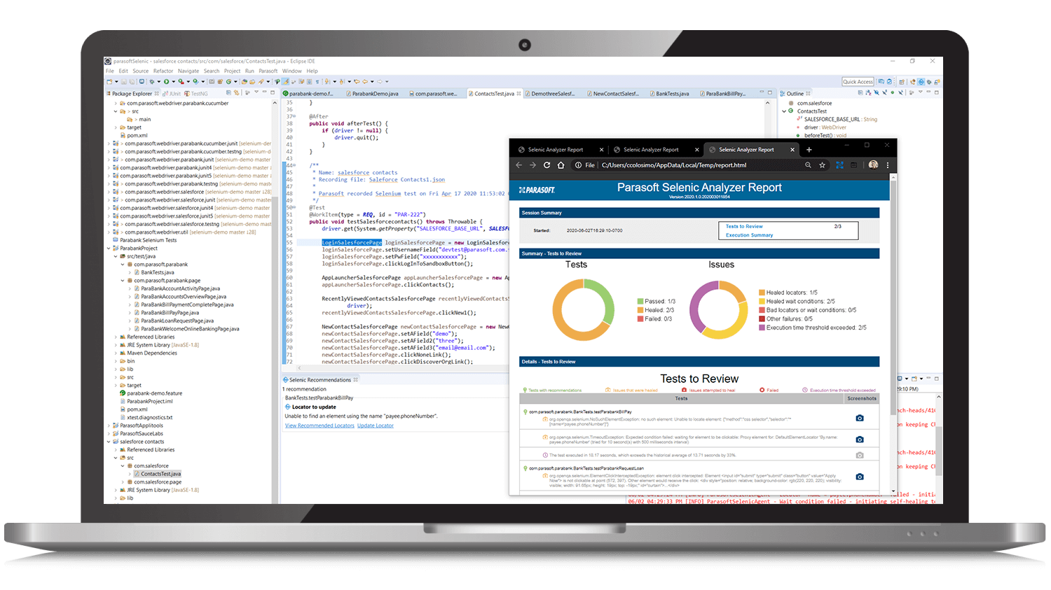 Enhanced Selenium Testing Tool Powered by AI and ML