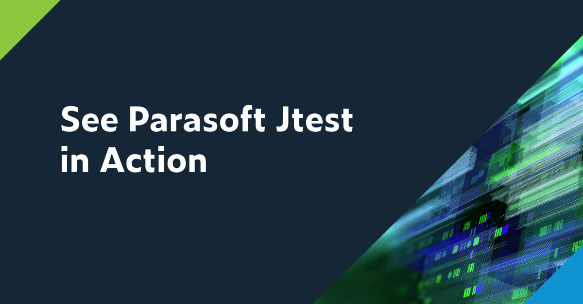 Ai Driven Java Unit Testing Get A Jtest Free Trial Parasoft