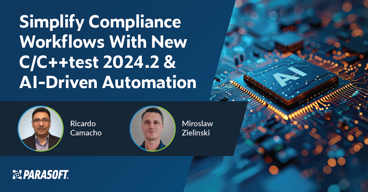 Watch How to Simplify Compliance Workflows With C/C++test & AI-Driven ...